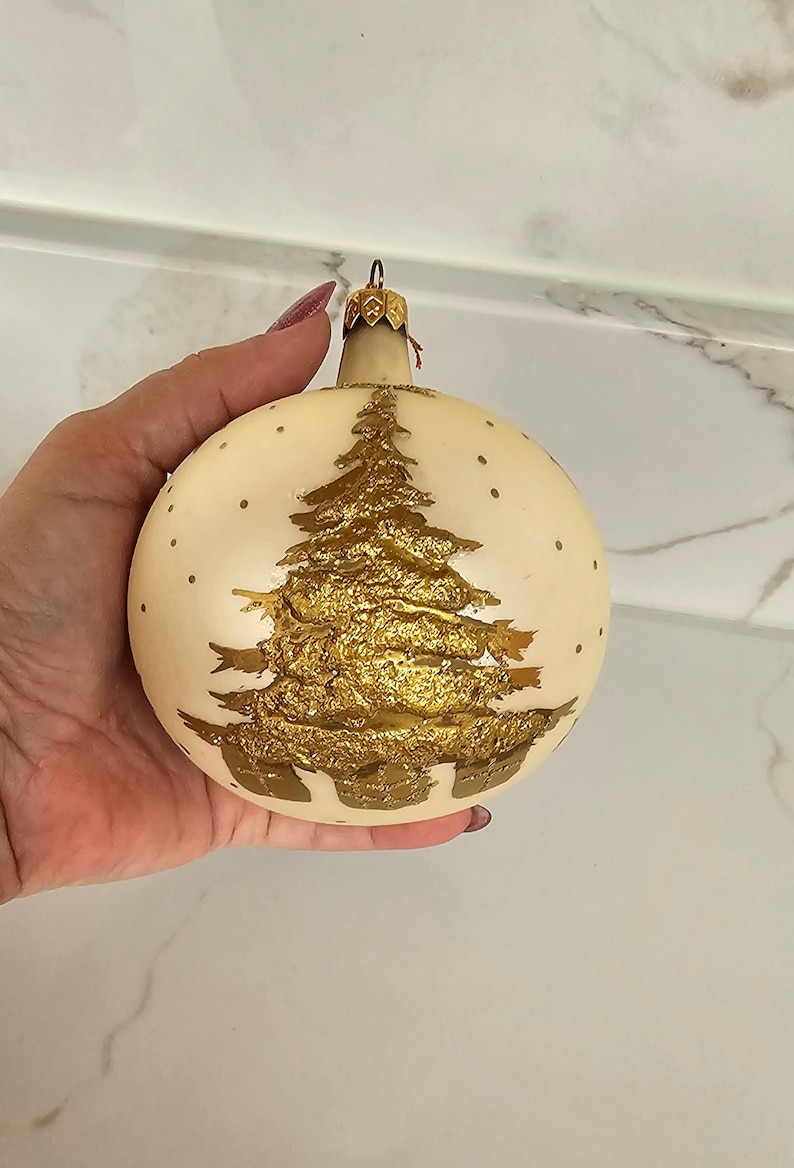 Vintage Gold Color Christmas Tree Ornaments Stylish Home Gift - Etsy UK