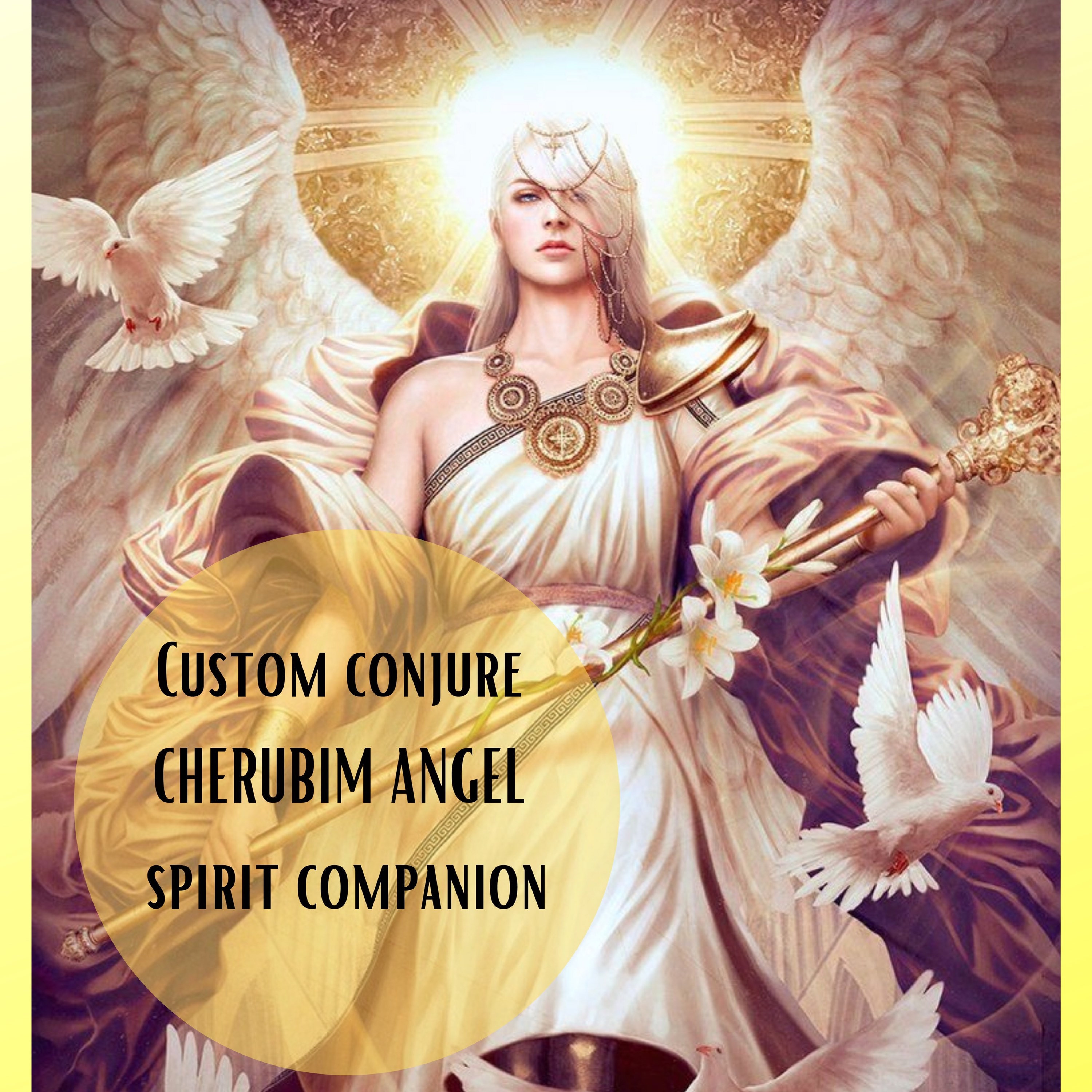 Custom Conjure Cherubim Angel Spirit Companion - Etsy