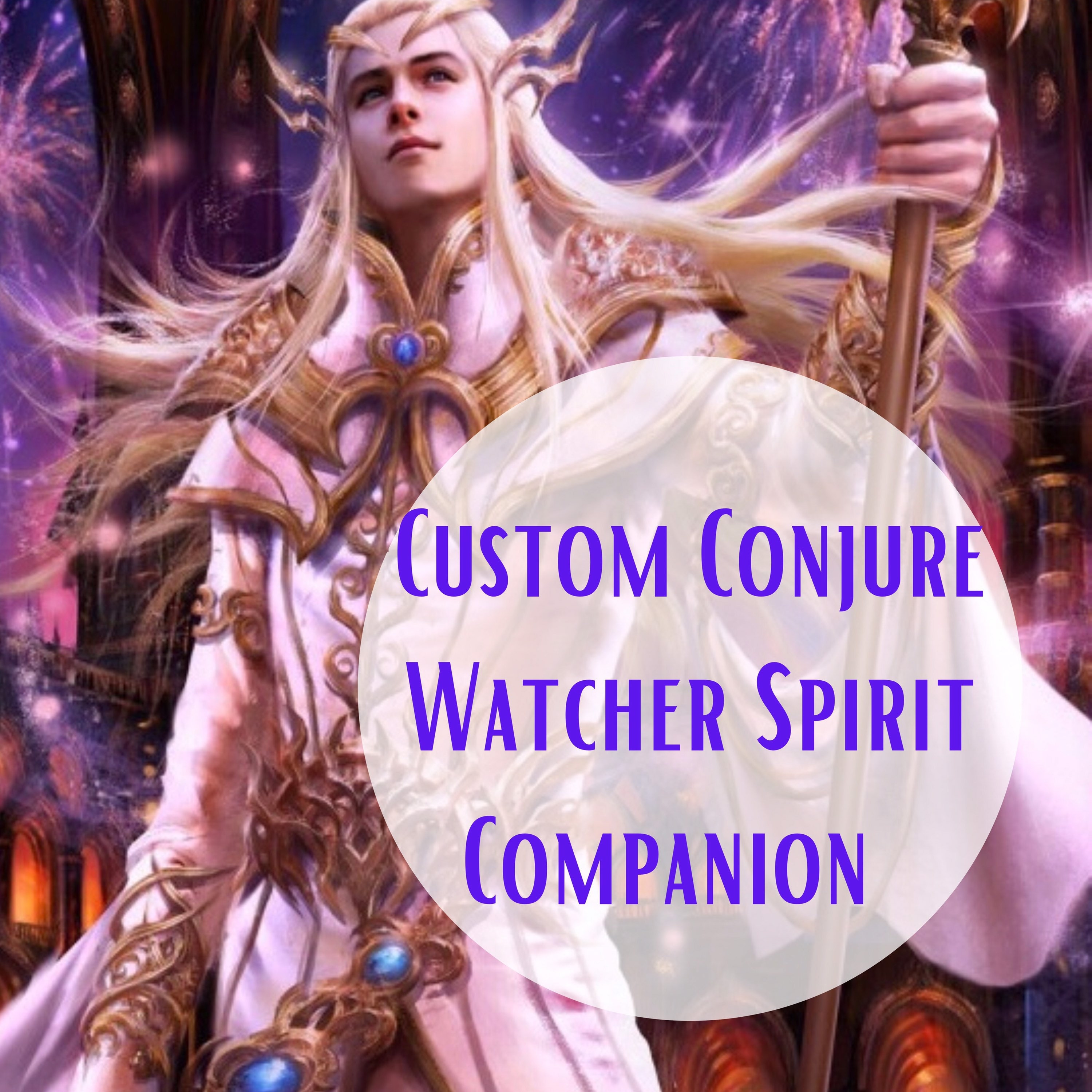Custom Conjure Light Watcher Spirit Companion Protection - Etsy