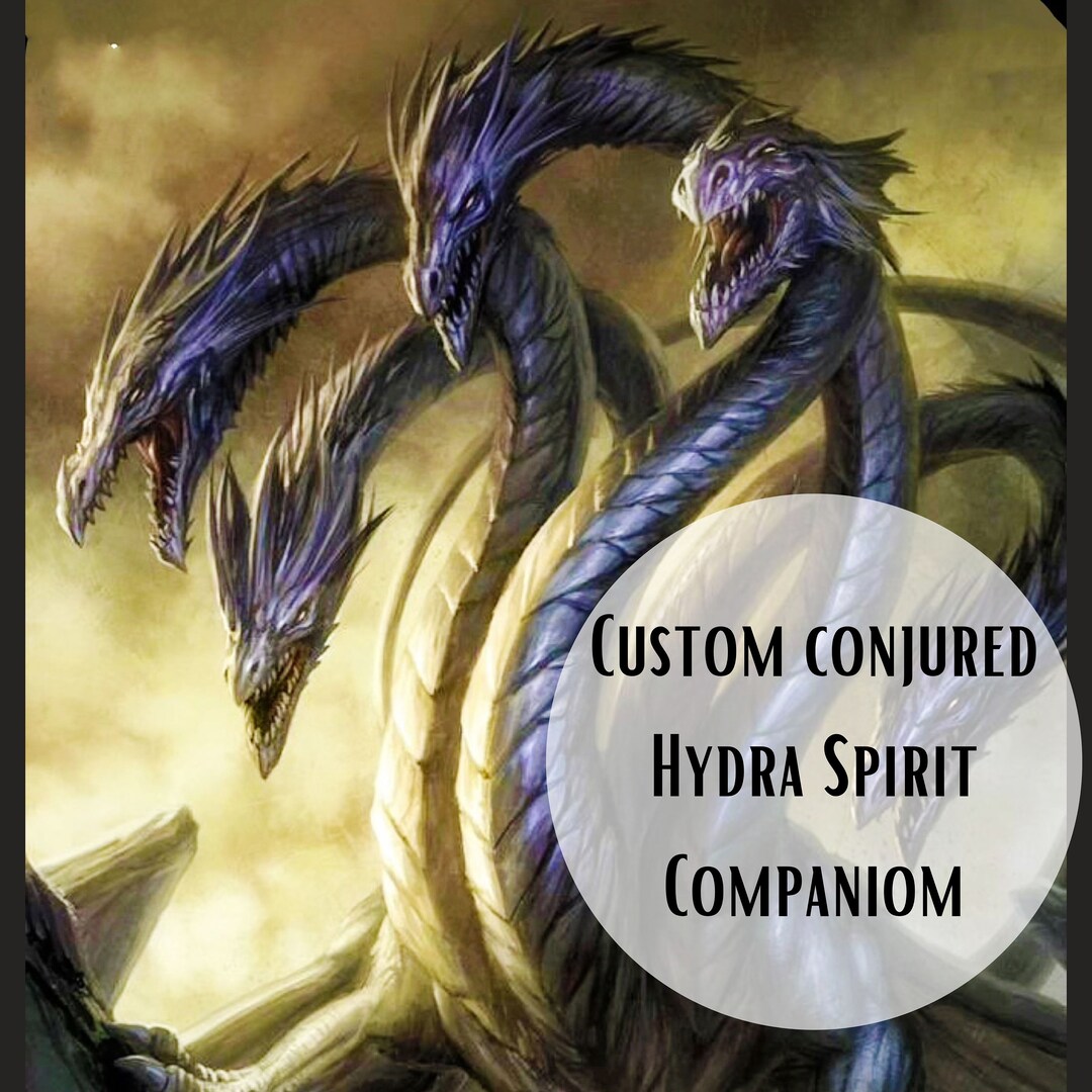 Custom Conjure Greek Hydra Spirit a Companion Protection Revenge ...