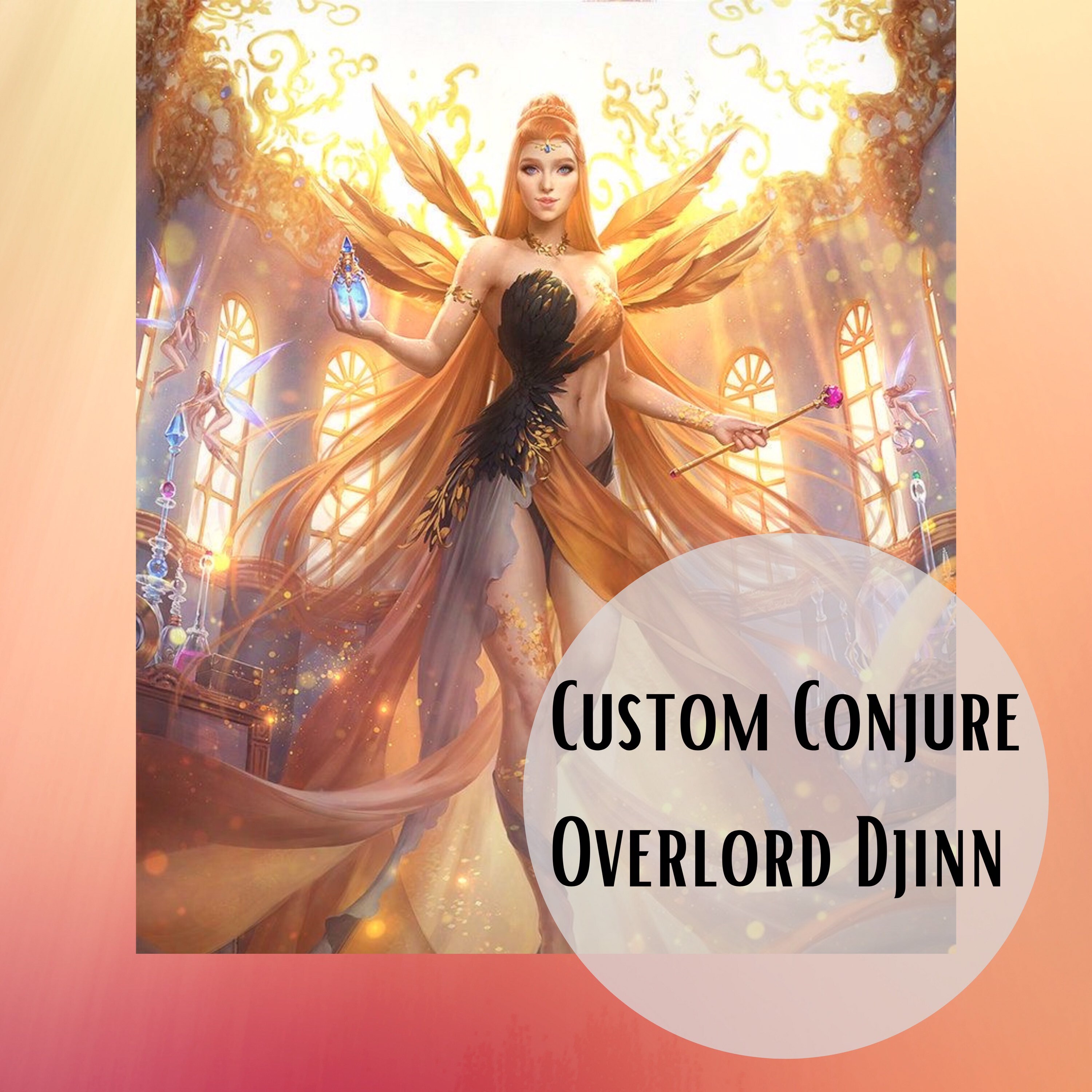 Overlord Djinn Spirit Companion Extremely Powerful Unique Race Manage