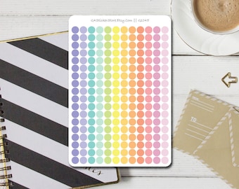 Pastel Colored Stickers - Etsy