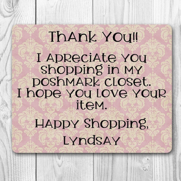 Poshmark Thank You Cards - Etsy