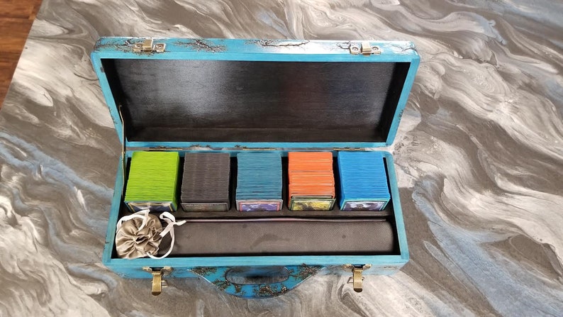 Commander Multi Deck Box Painted & Stained Multiple Color - Etsy
