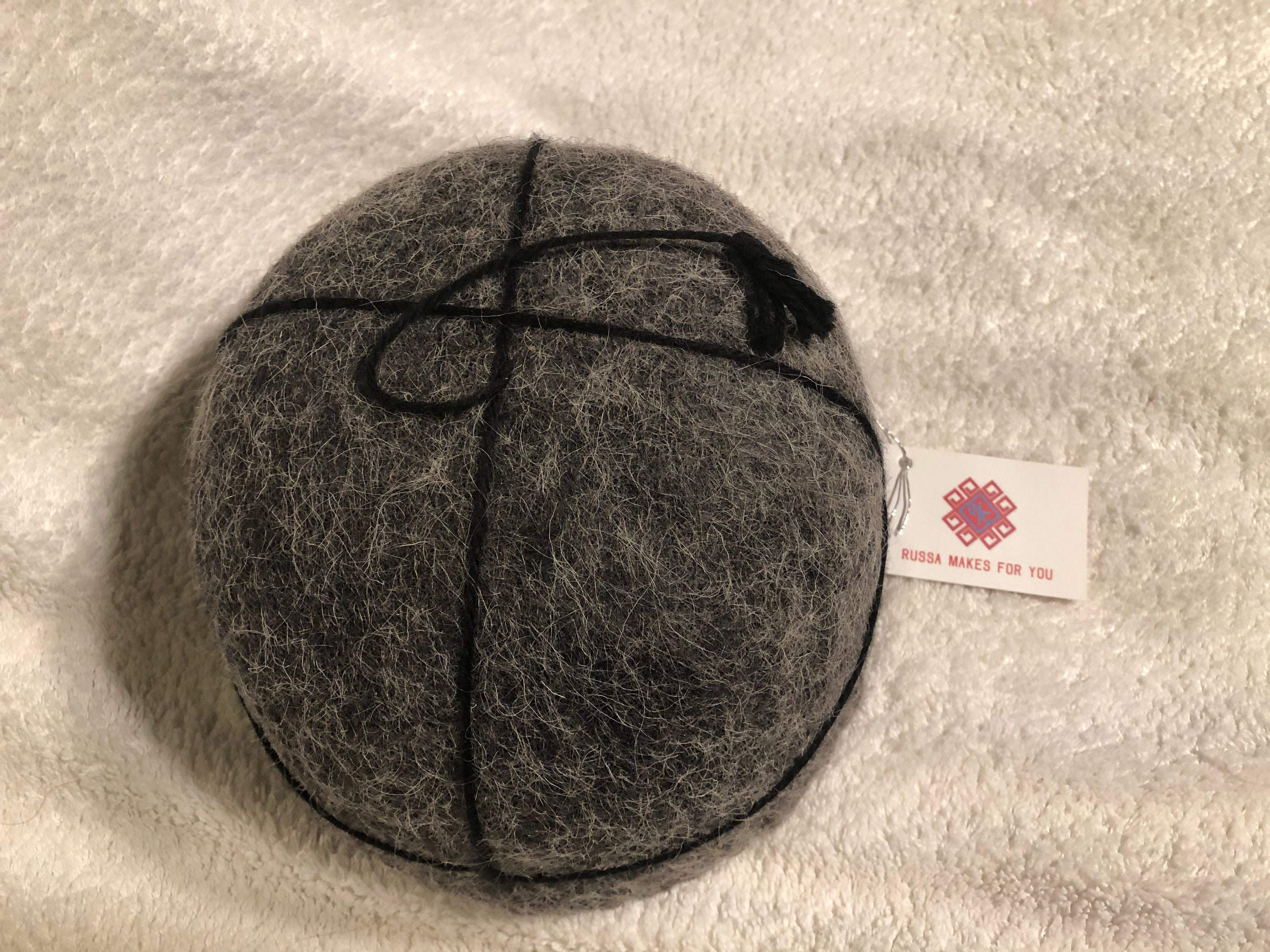 Gray Svan hat size: Small traditional Georgian felt hat | Etsy