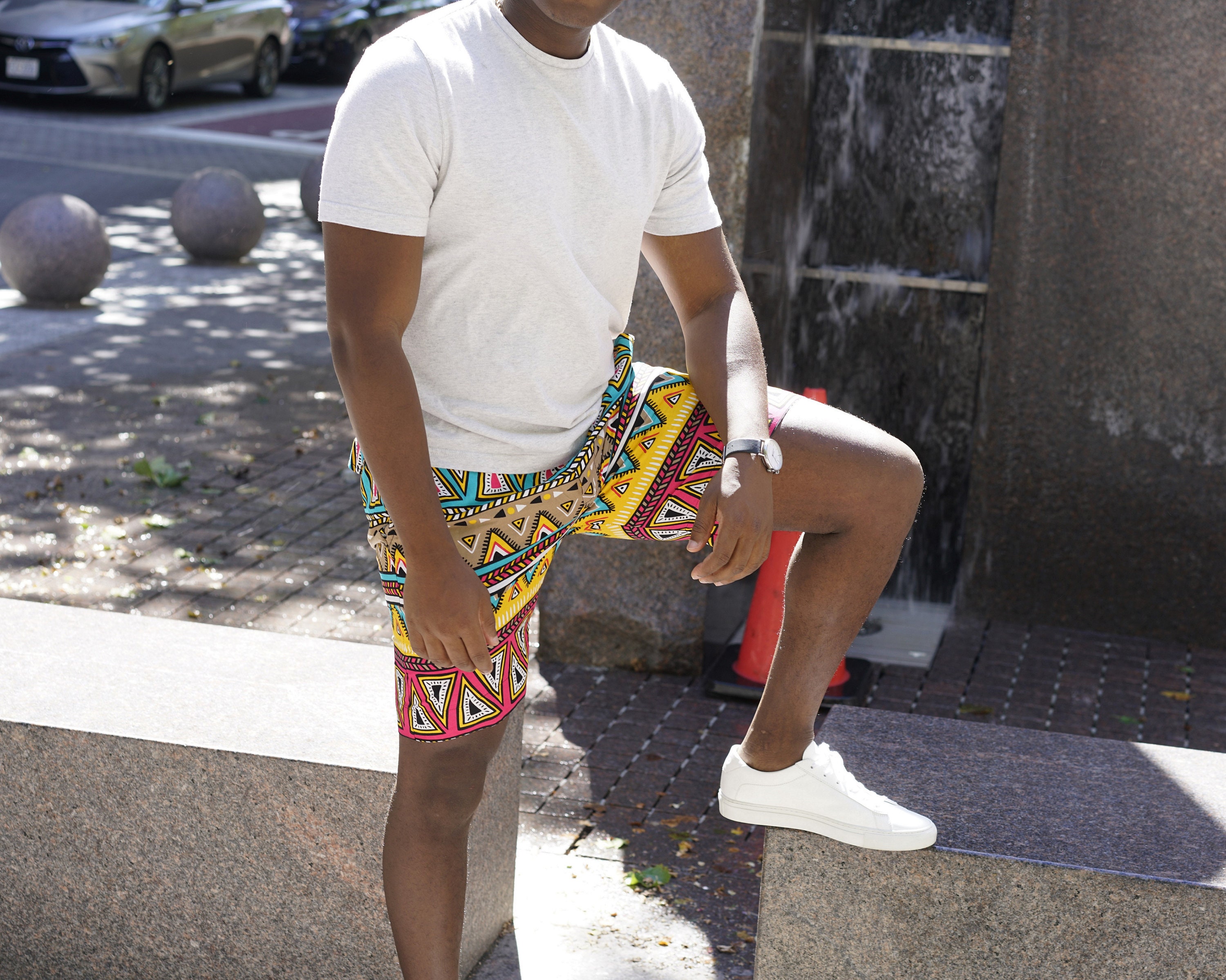 Ankara "zanku" Male Shorts - Etsy