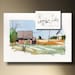 Paint Along Coloring Page, Fine Art Wall Print and Greeting Card ...