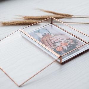 6x8 Box for Wedding Photos Glass Photobox Wedding Photo Box - Etsy