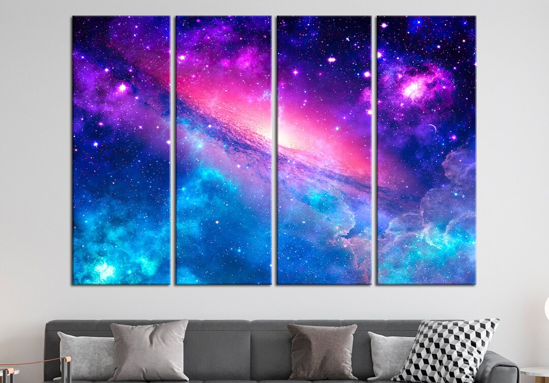 Universe Wall Art Large Canvas Wall Art Decor Wall Art Original Canvas ...