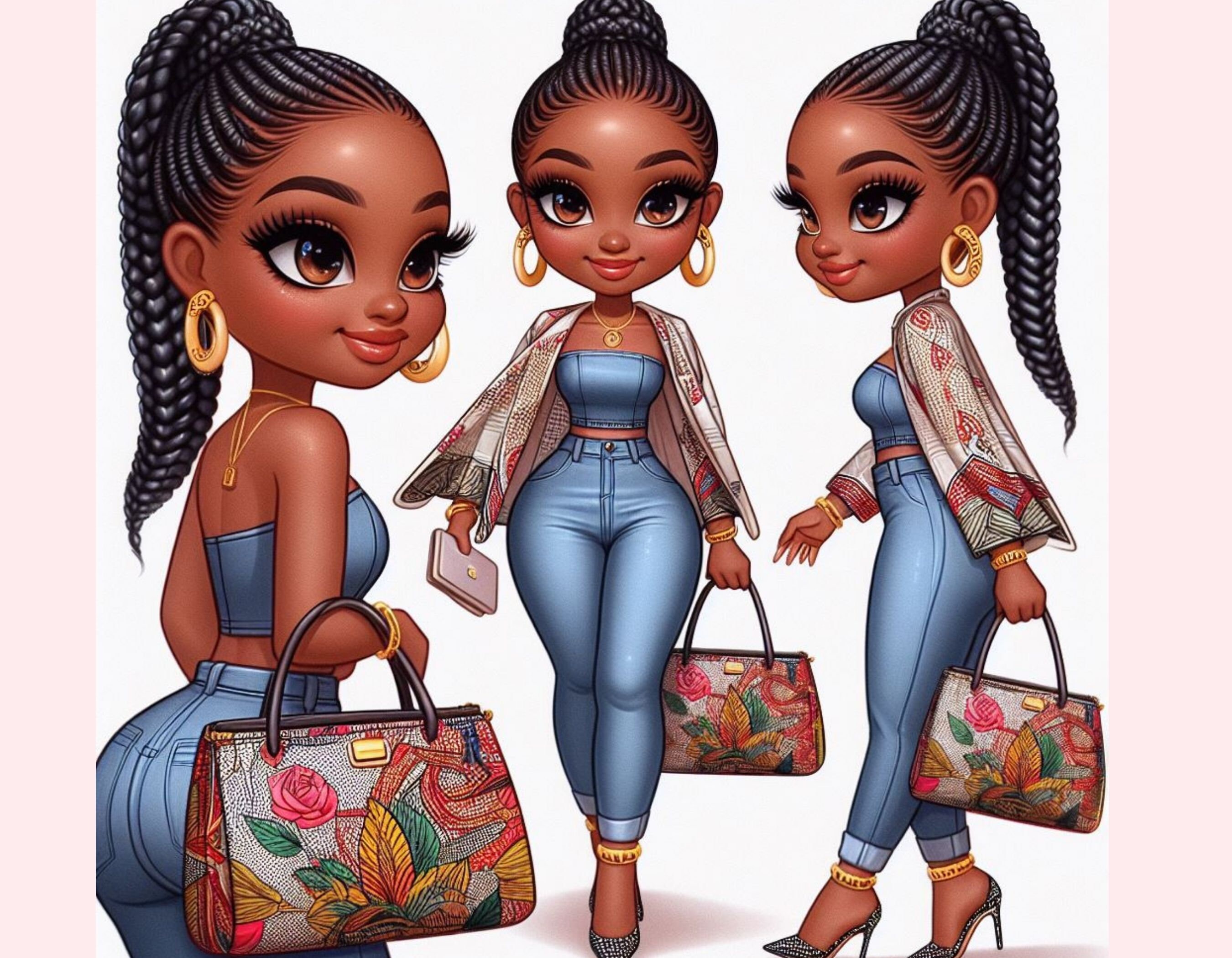 Chatgpt & Dall-e3 Prompt Guide Chibi Dolls Ankara Chibi Create Unique ...