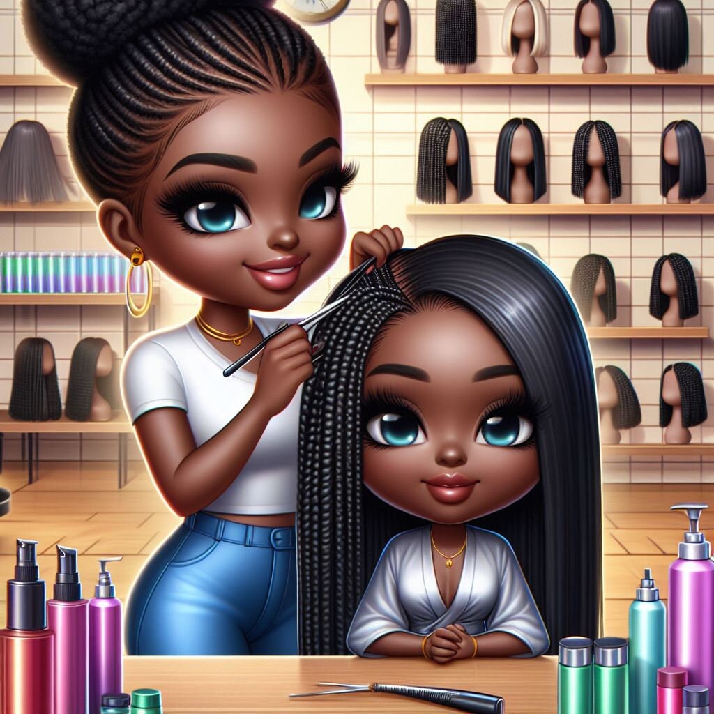Chatgpt & Dall-e3 Prompt Guide | Chibi Dolls | Salon Braiding Hair ...
