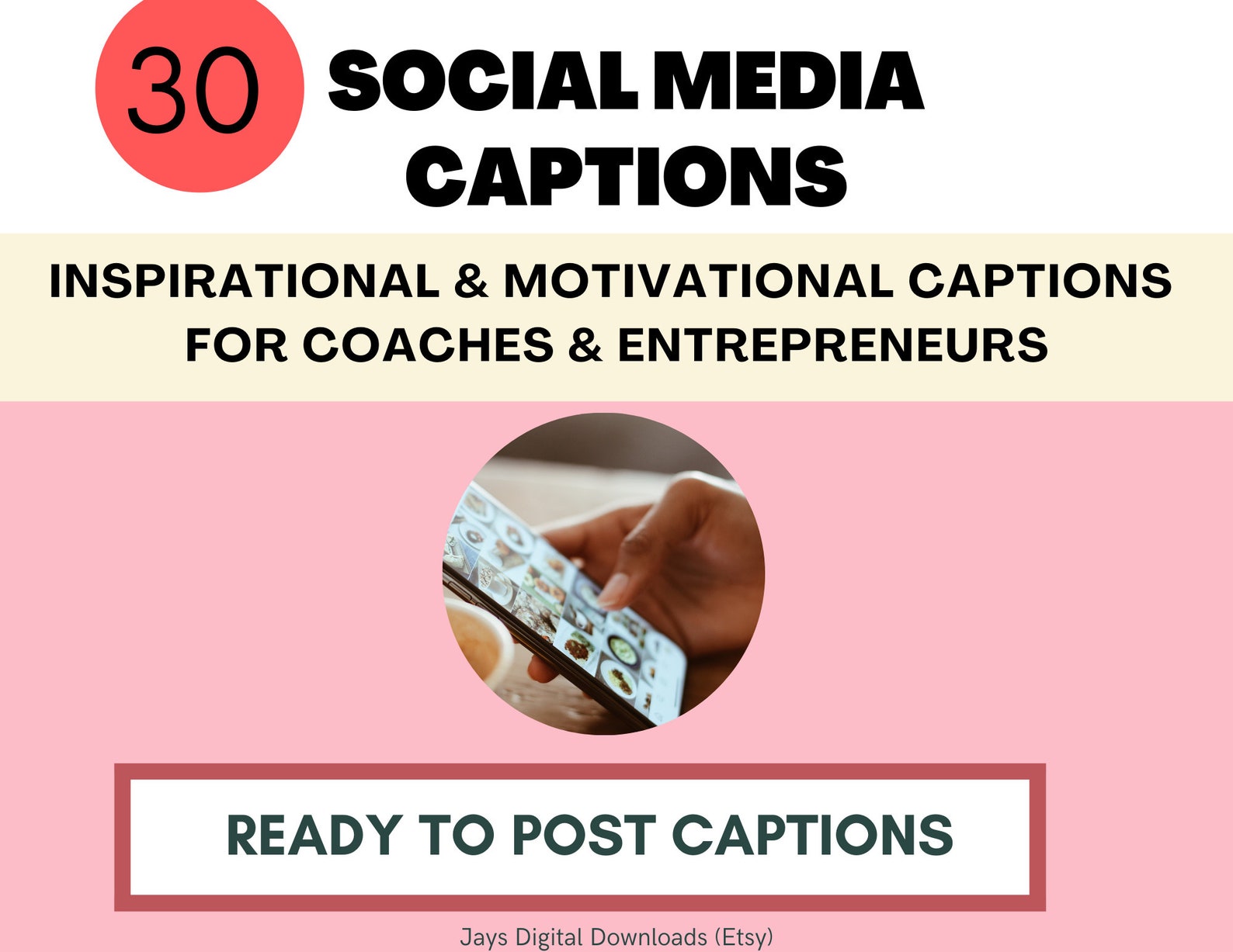 30 Social Media Caption Template/ Captions for Coaches/ Captions for ...