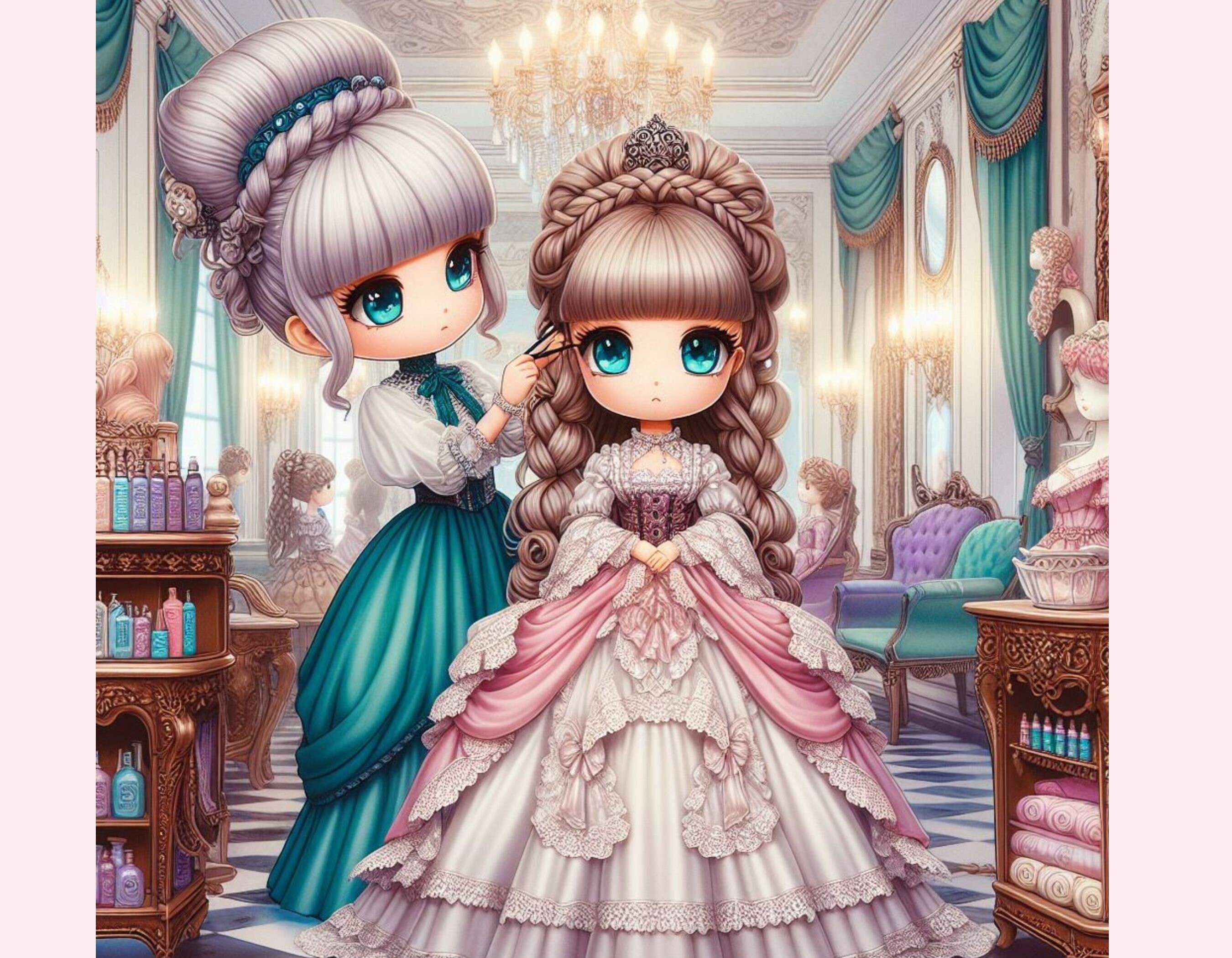 Chatgpt & Dall-e3 Prompt Guide Chibi Dolls Victorian Chibi Create ...