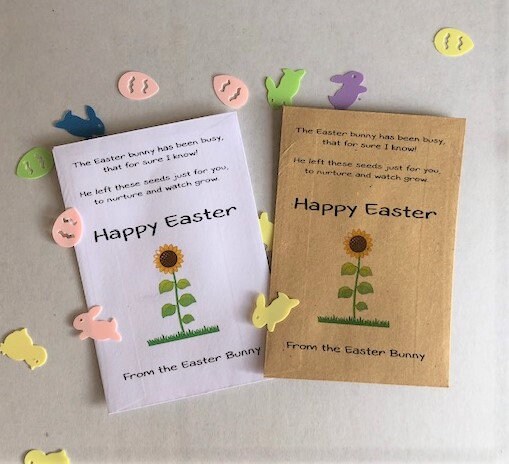 Easter Gift Seed Packet Personalised With/without Seeds 3 | Etsy