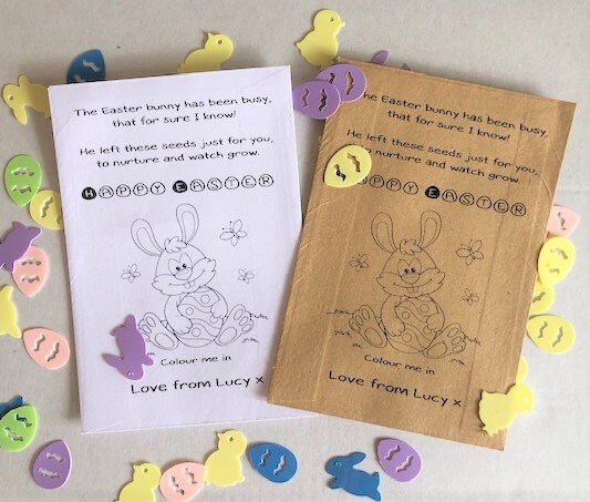 Easter Gift Seed Packet Personalised With/without Seeds 3 - Etsy UK