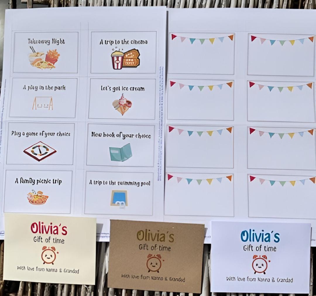 Personalized Reward Vouchers for Kids: Activity Cards With Envelope - Etsy