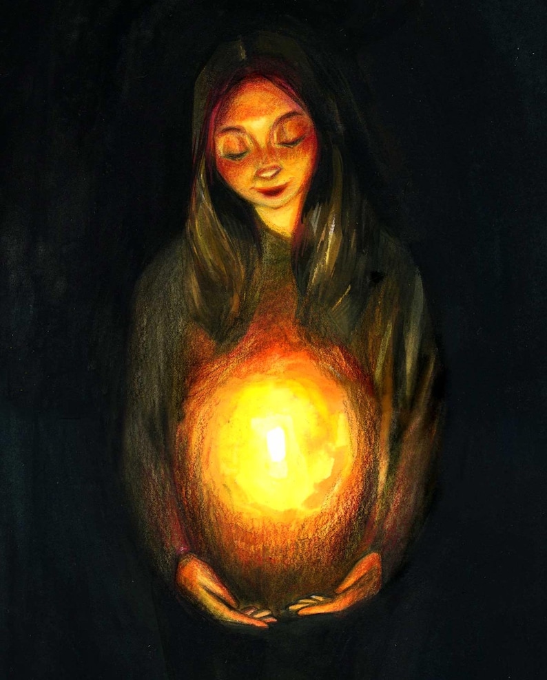 LIGHT Giclee Fine Art Print - Etsy