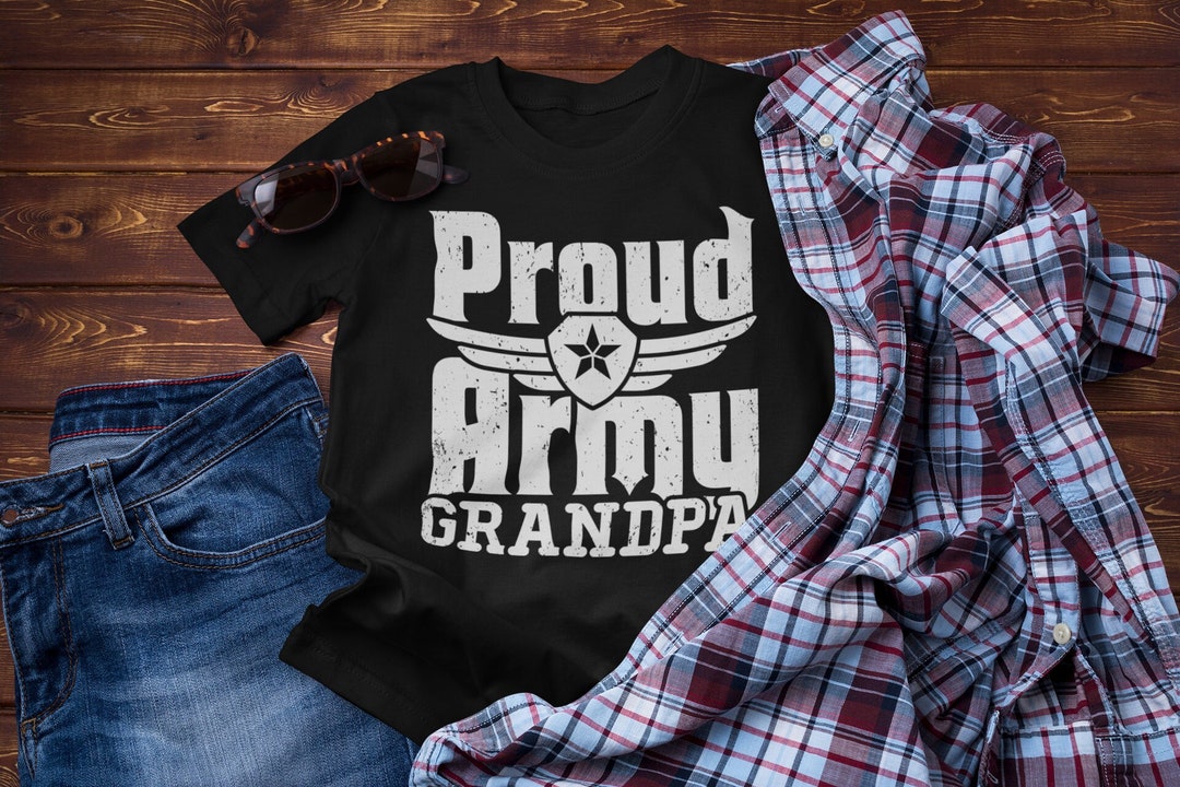Proud Army Grandpa Shirt, Military Grandpa Shirt, Grandpa Father's Day ...