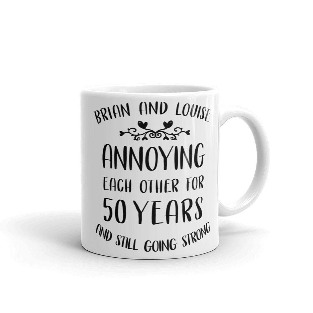 50th Anniversary Gift, 50 Years Anniversary Gift, Personalized ...