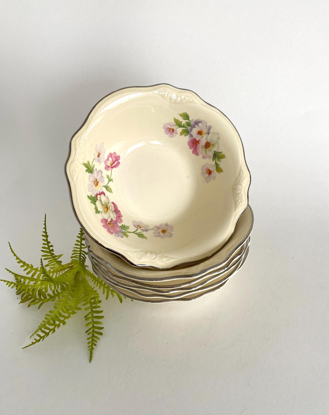 Homer Laughlin Small Side Bowls, Sauce Bowl Set of Six (6), Virginia ...