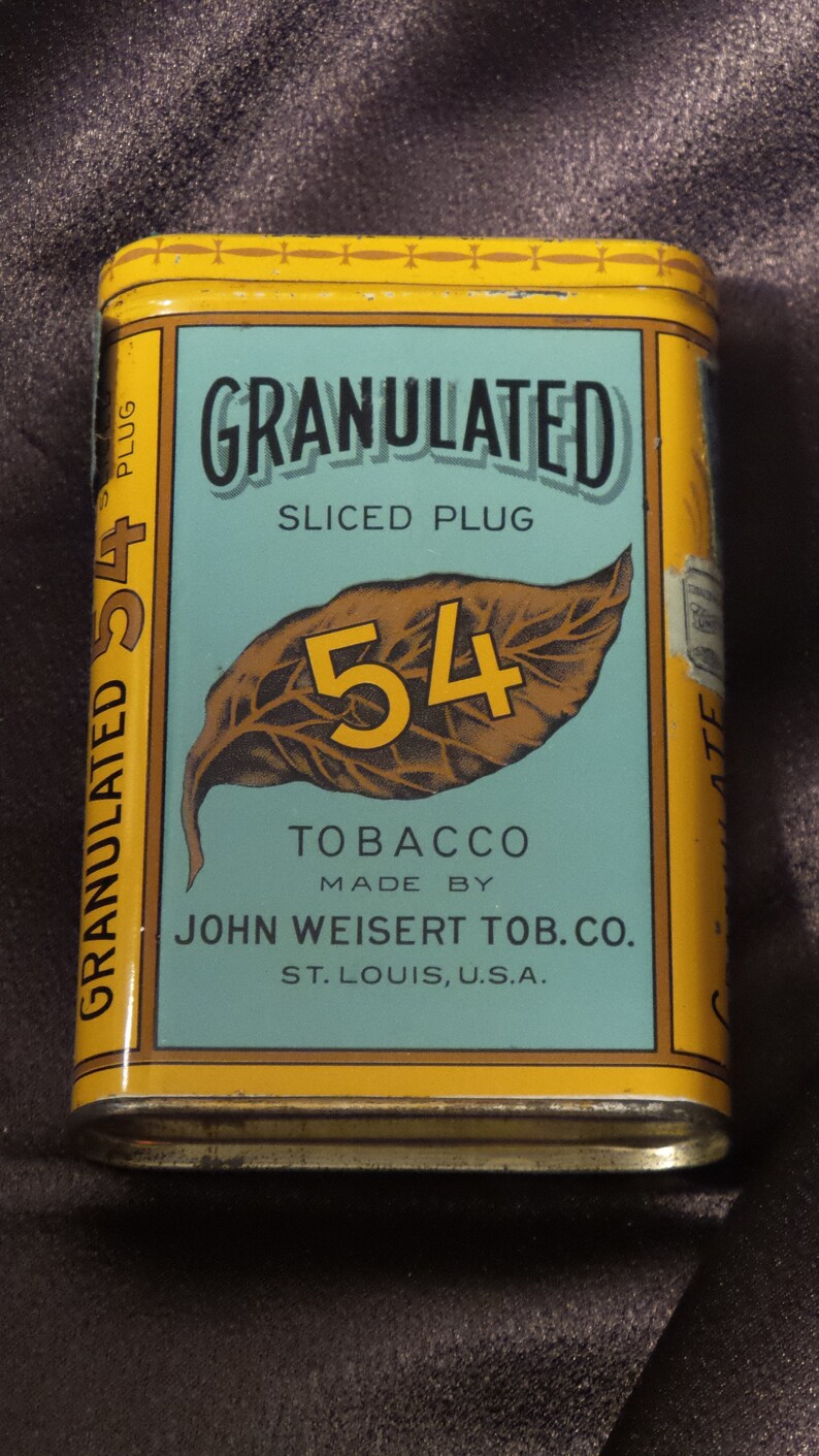 Granulated 54 Tobacco Tin | Etsy
