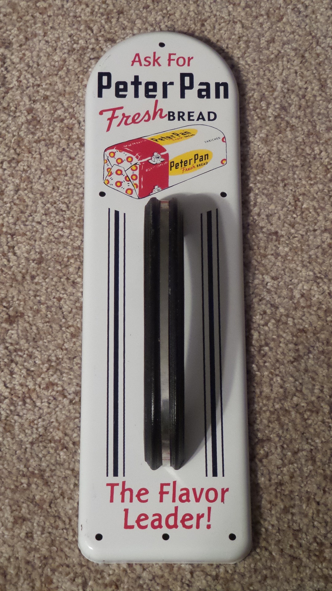 Vintage 1950's Peter Pan Metal Bakelite Door Pull Sign General Store - Etsy