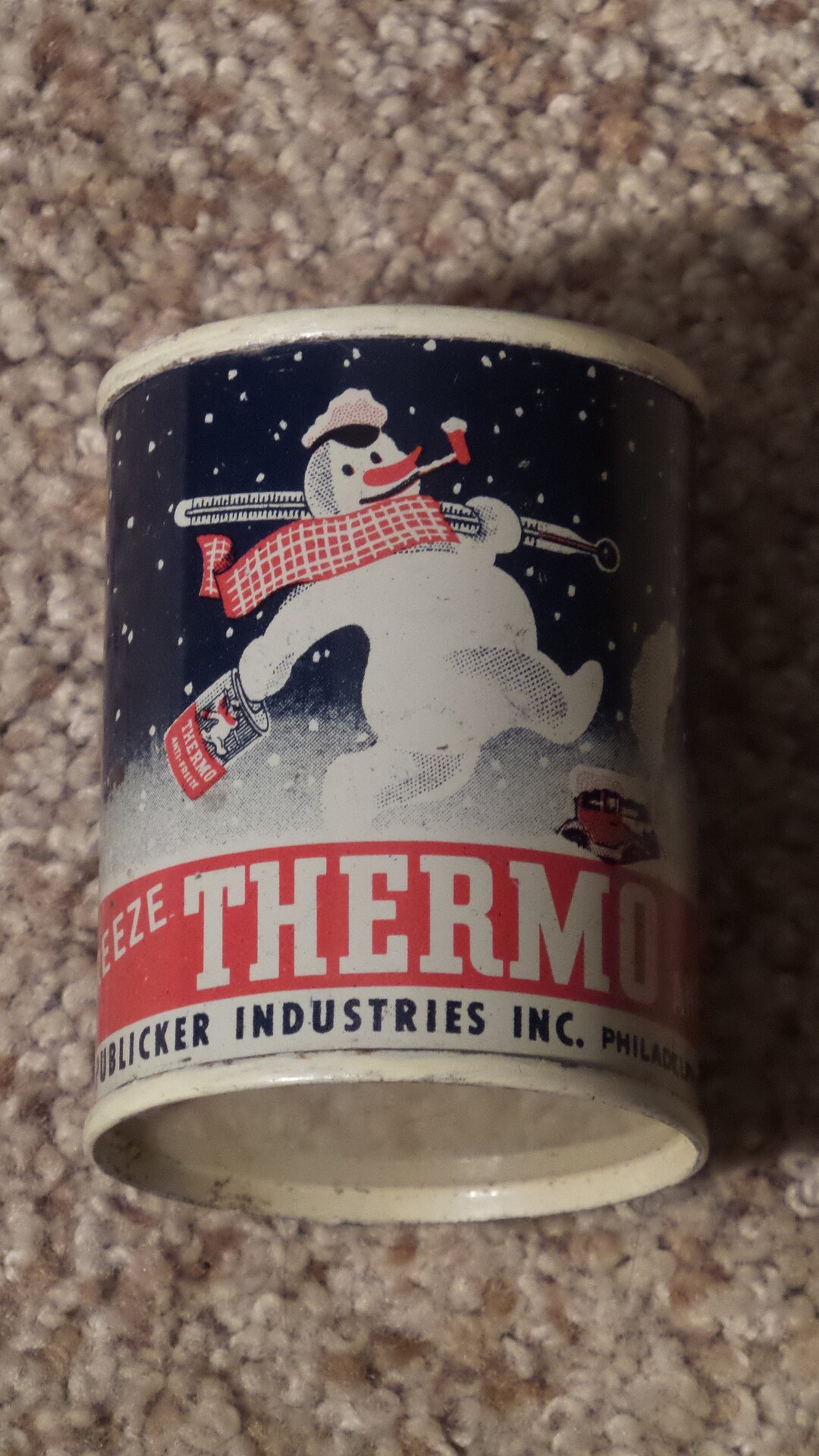 Original Thermo Anti-freeze Metal Coin Bank Oil Can Gas Sign - Etsy