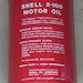 Original Vintage Shell X-100 One Quart Motor Oil Can Metal Gas Sign ...