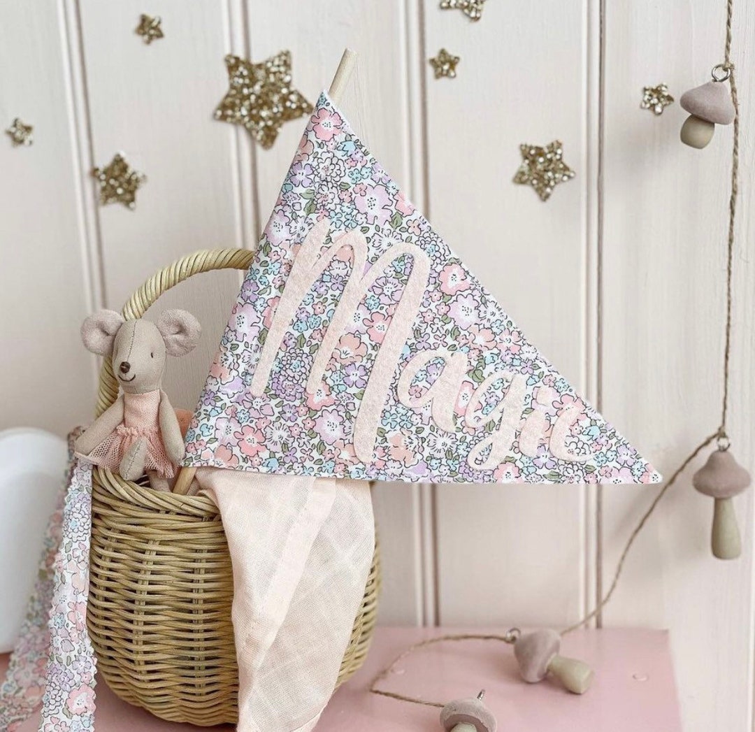 Liberty magic Felt Fabric Pennant Flag for Home Decor or Celebrations ...