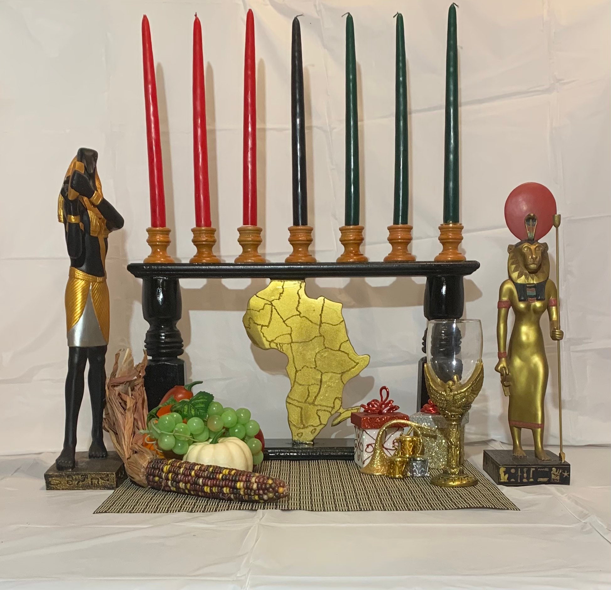 Traditional Africa Kinara handmade - Etsy