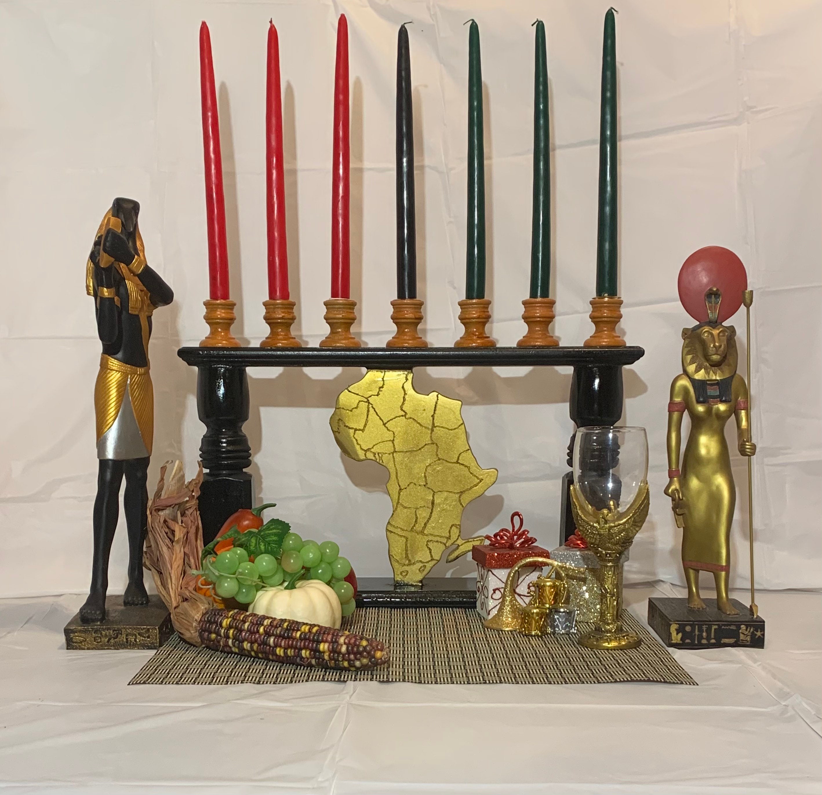 Traditional Africa Kinara handmade - Etsy