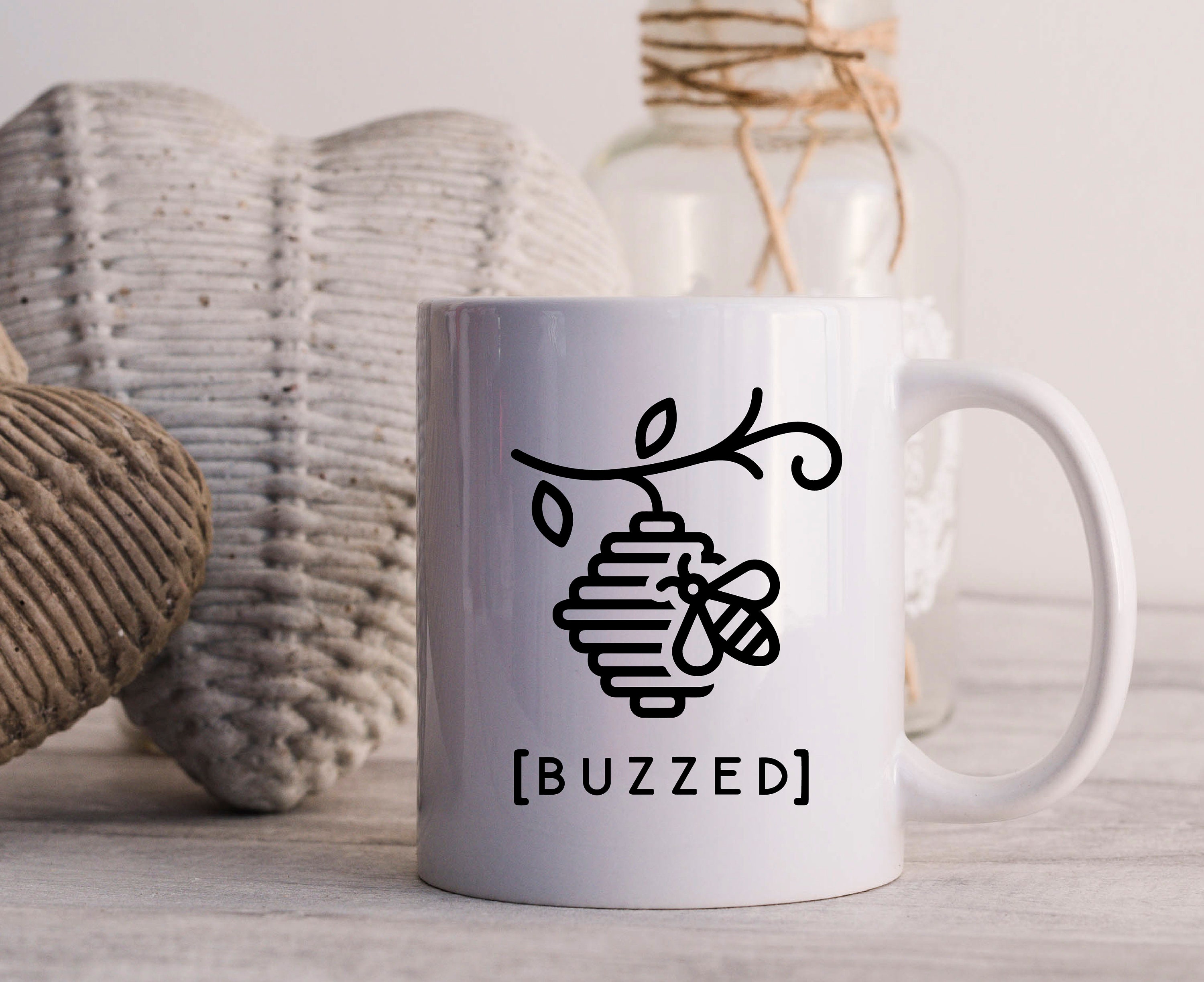 Buzzed Svg Dxf Png Jpg With Bonus Distressed Png Design | Gifts for Her ...