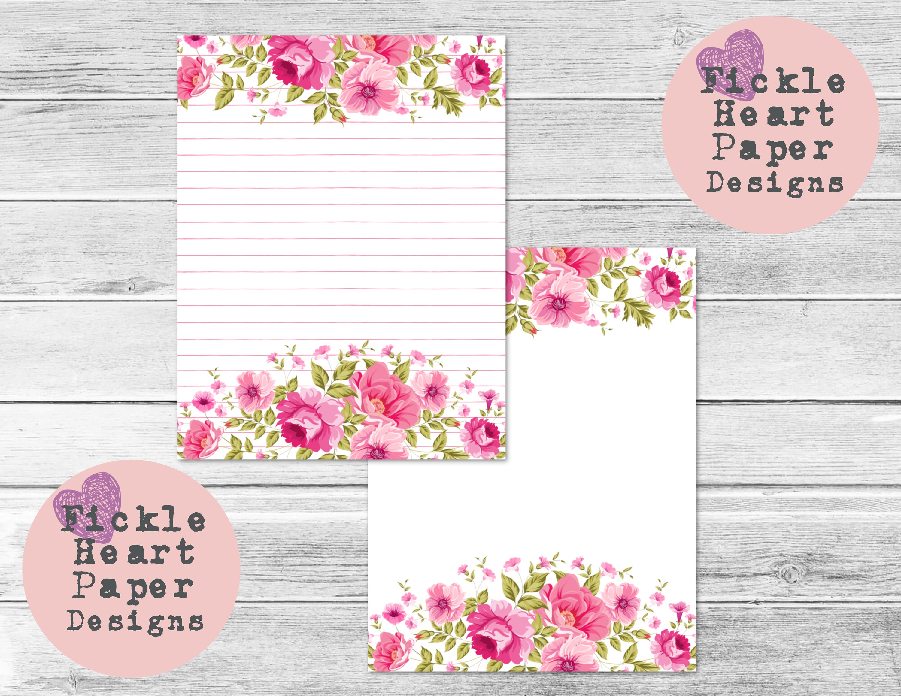 Cute Letter Paper Designs