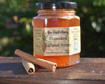 1lb Cinnamon Infused Raw Honey - Etsy