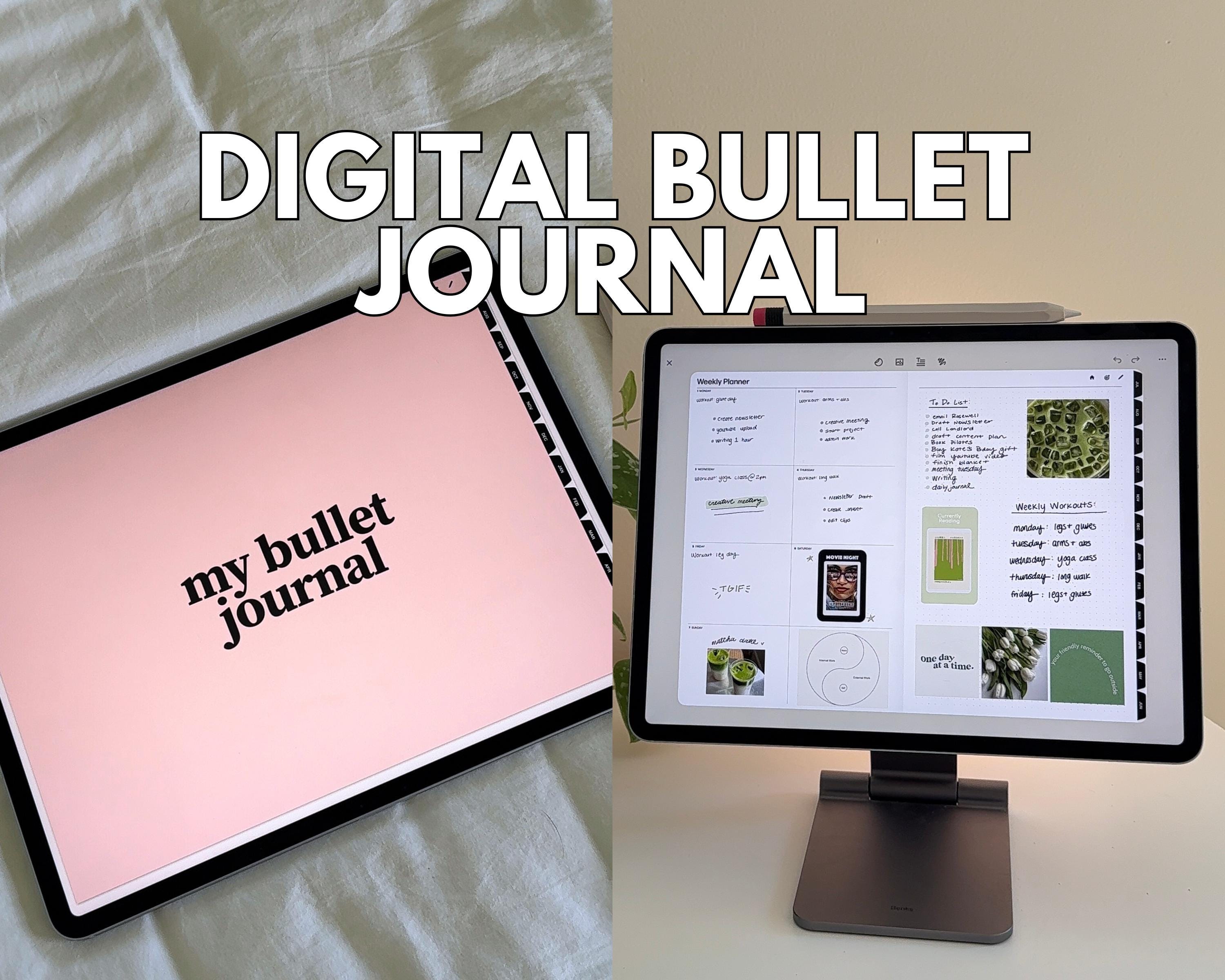 Digital Bullet Journal Planner - Etsy
