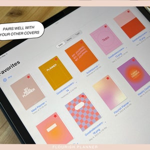 Pink Goodnotes Covers by Flourish Planner Digital Notebook Covers for ...