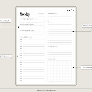 Weekly Dashboard by Flourish Planner | Weekly Digital Planner for ...