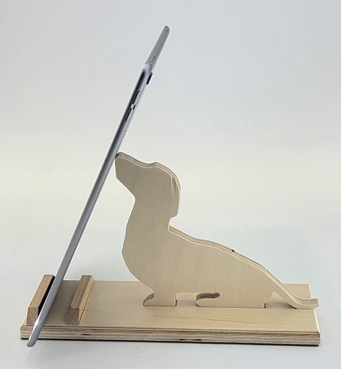 Handcrafted Dachshund Themed Phone Stand or Tablet Holder for Home or ...