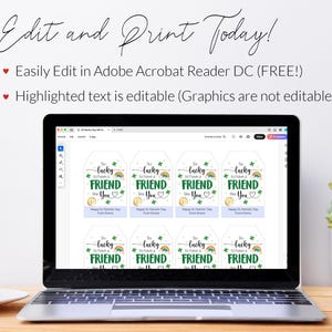 St Patricks Gift Tags Printable, St Patricks Gift Tags Editable ...