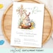 Easter Gift Tags Printable, Easter Bunny Gift Tags Editable Template ...