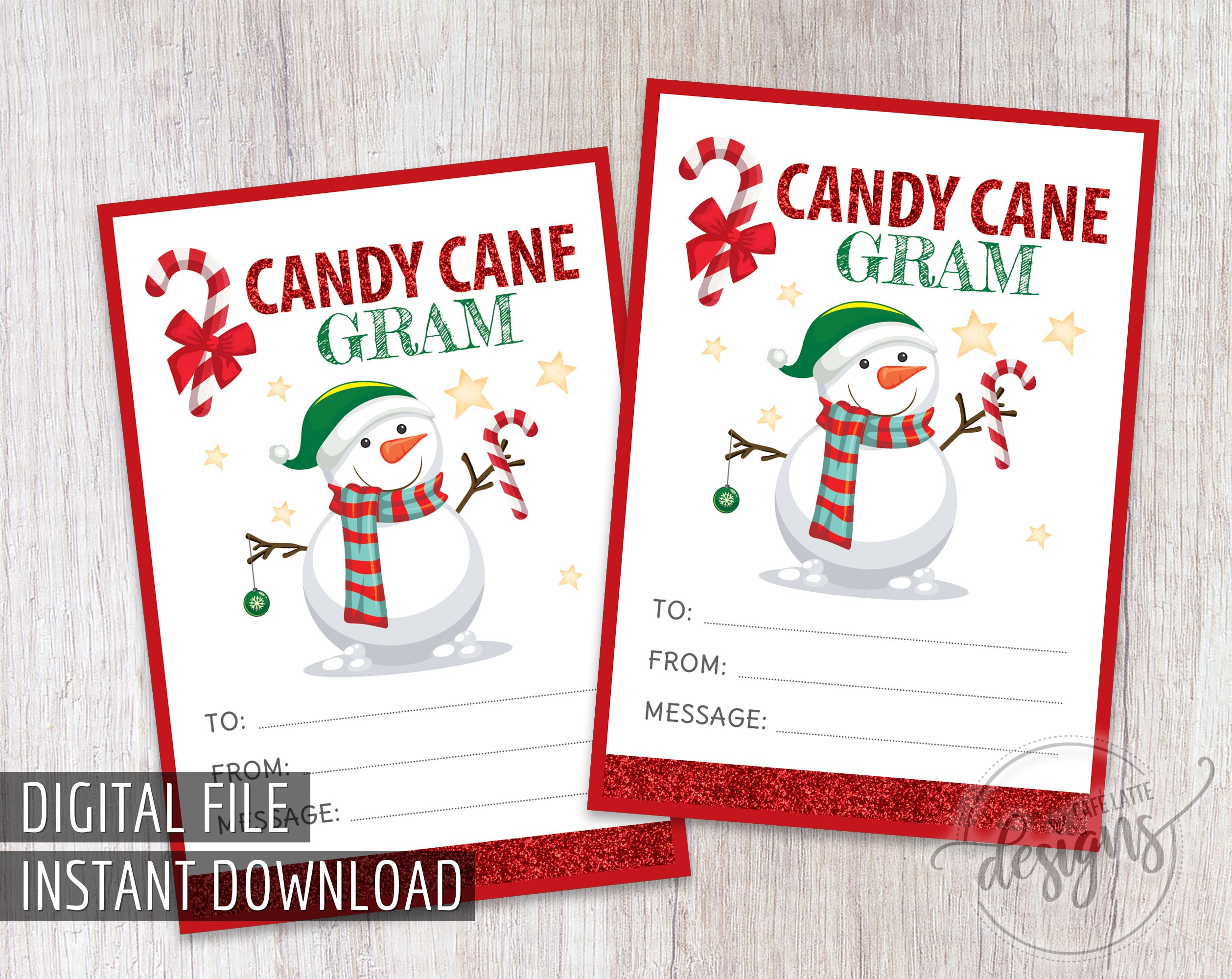 Holiday Grams Printable