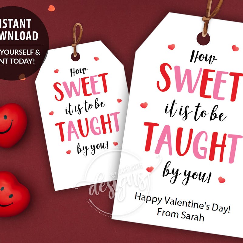 Teacher Valentines - Etsy