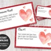 VALENTINES COUPON Book Editable Printable Template, Custom Booklet ...