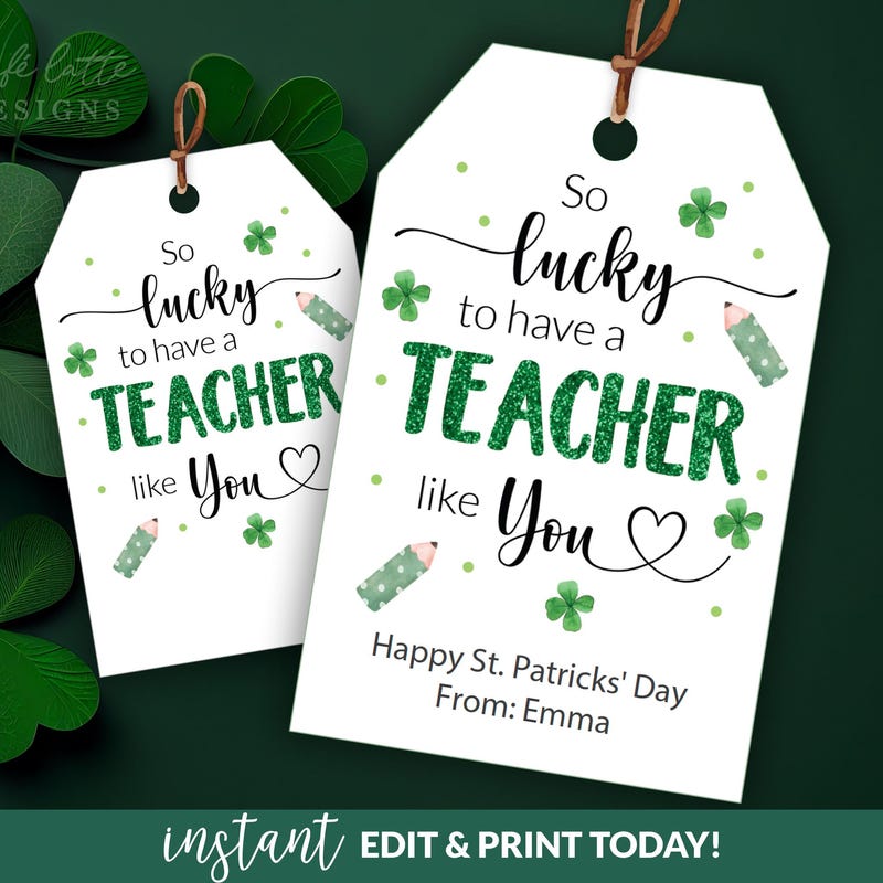 St Patricks Day Tags - Etsy