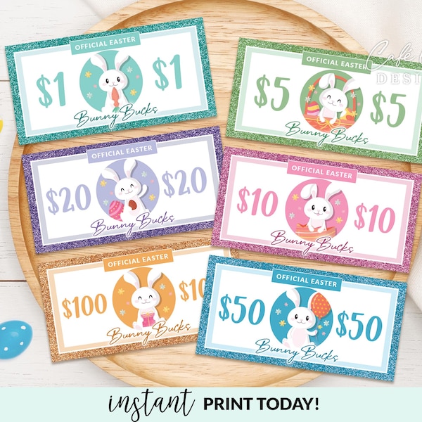 Bunny Bucks - Etsy