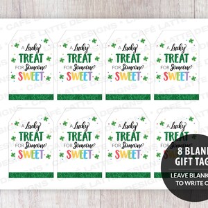 St Patricks Gift Tags Printable, St Patricks Gift Tags Editable ...