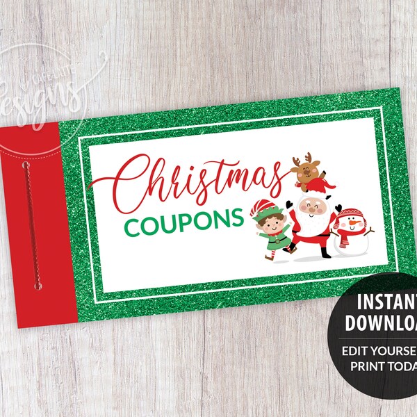 Coupon Booklet - Etsy