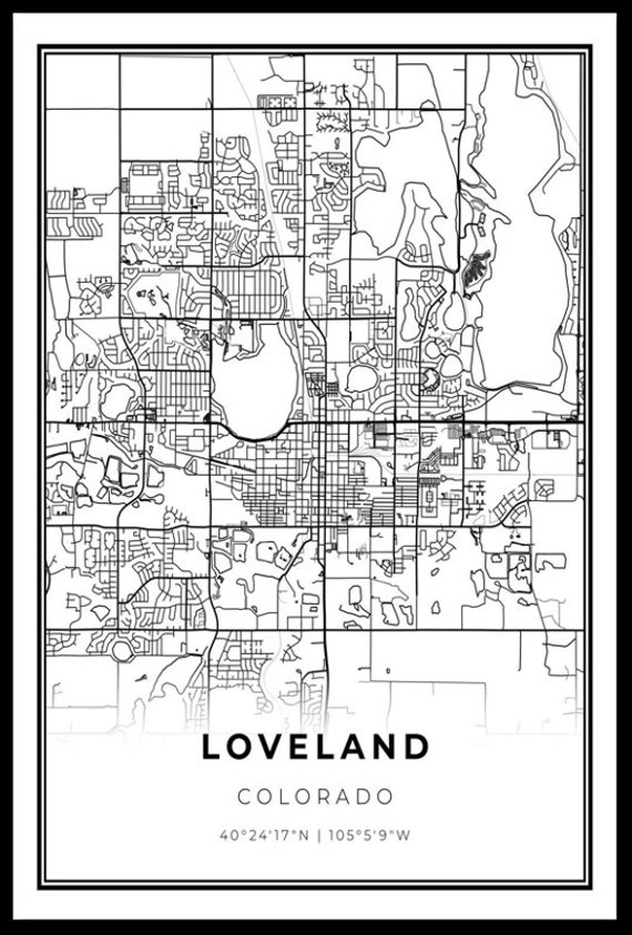 Loveland Colorado Map Map Of Cities In Larimer County, Colorado Topo