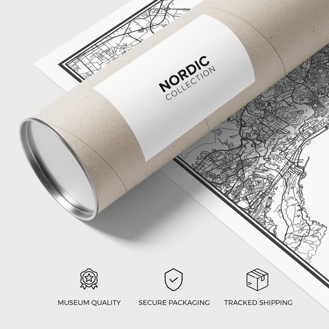 Naples Map Print Italy Napoli Italia Map Art Poster City | Etsy