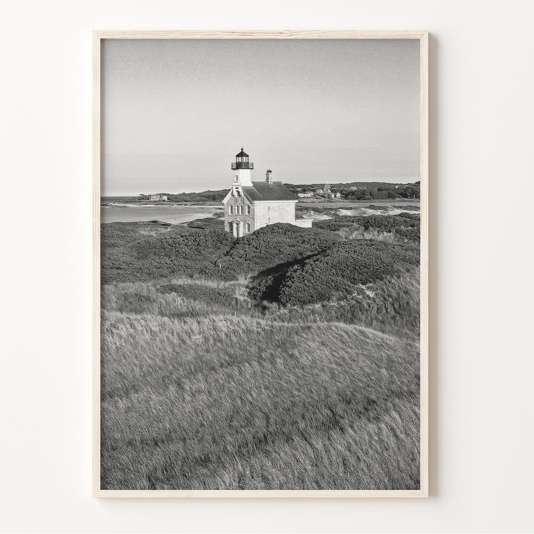 Block Island Wall Art Black and White, Block Island Print, Block Island ...